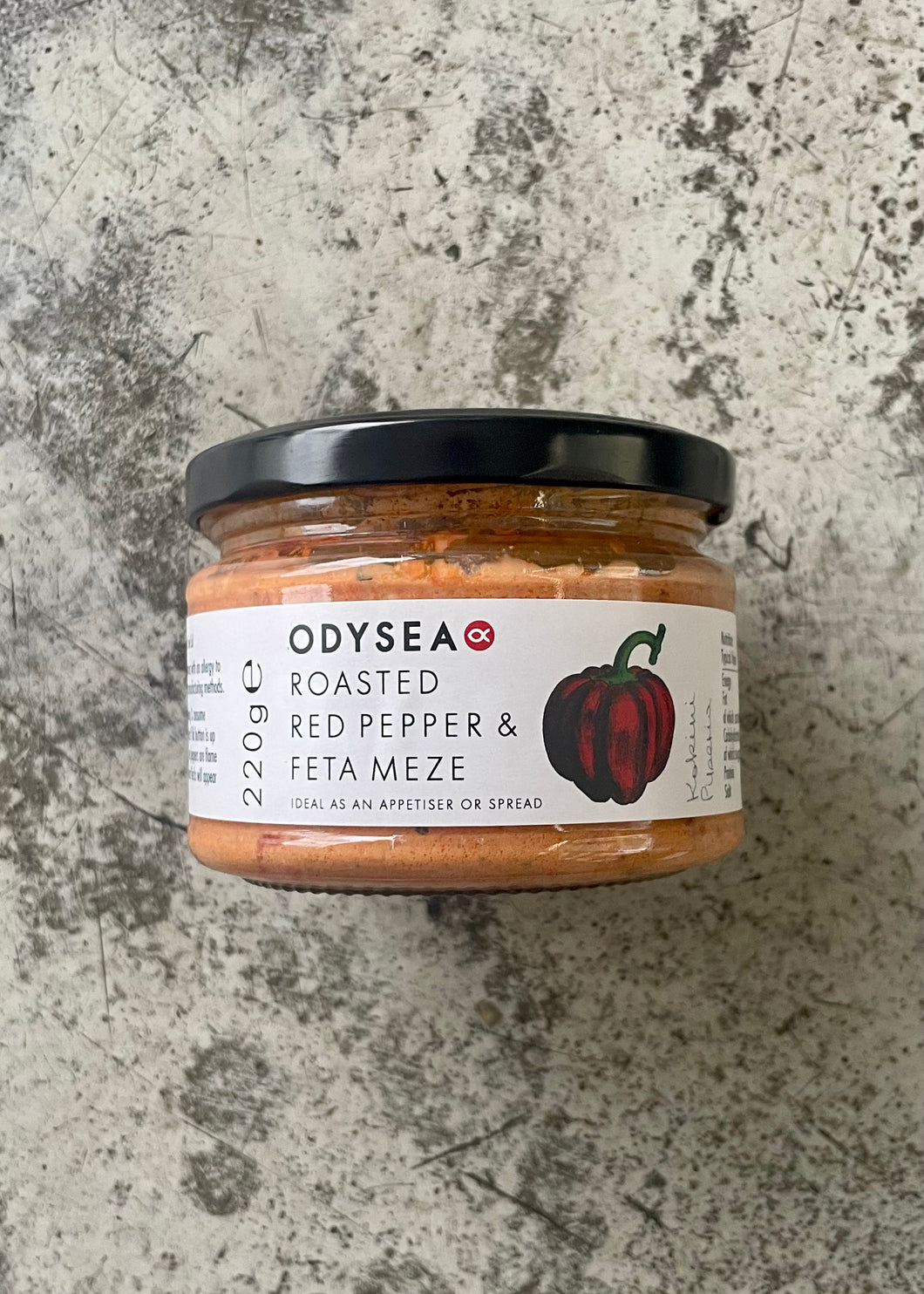 Odysea Red Pepper & Feta Meze (220g)